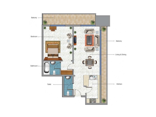 Eden Blue Tower - Dubai Marina